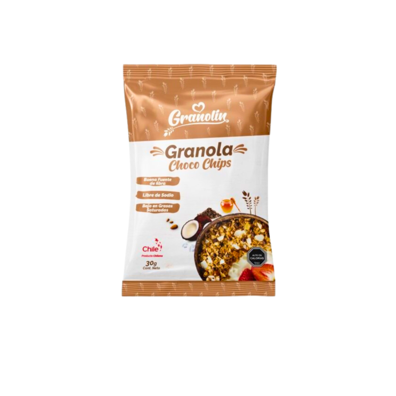 Granola Choco chips 30g Granolin - SNACKCLUB